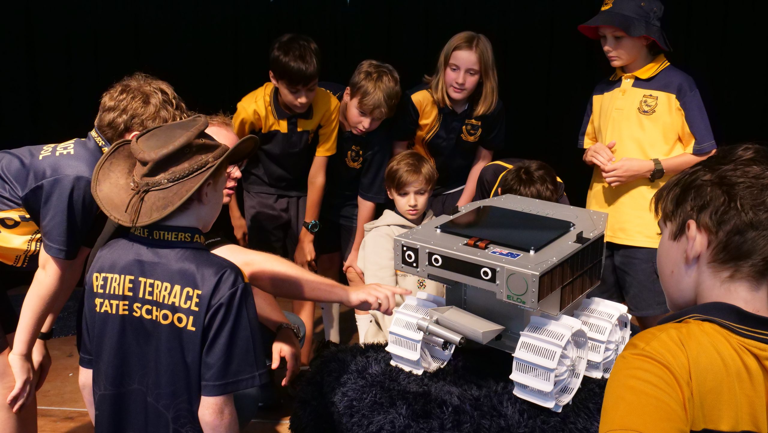 ELO2 lunar rover prototype at Petrie Terrace State School | EPE